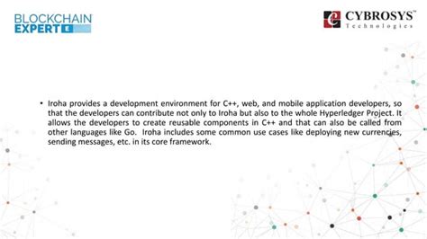 Hyperledger Iroha Ppt