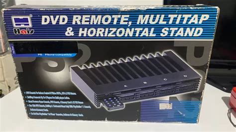 Ps2 E Ps1 Dvd Remote Multitap E Stand Para Jogos Novo MercadoLivre