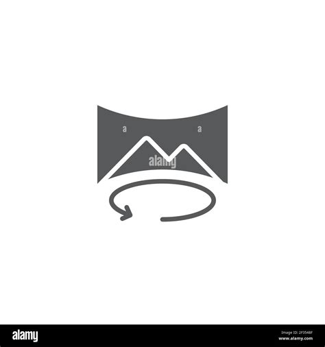 Panorama View Mode Outline Icon Linear Style Sign For Mobile Concept And Web Design Panoramic