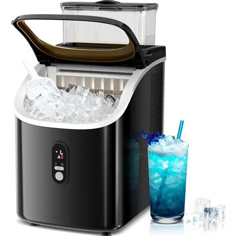 Auseo Nugget Ice Maker Countertop Self Cleaning Function For Party