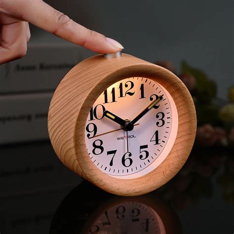 Small Illuminated Bedside Clock At Marie Vaughan Blog