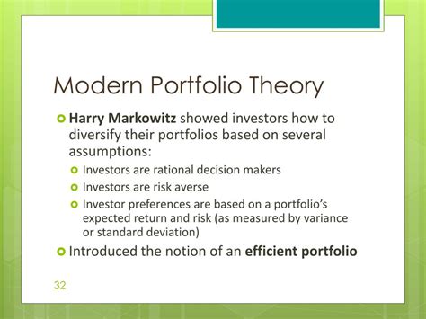 Ppt Chapter 8 Risk Return And Portfolio Theory Powerpoint Presentation Id3048977