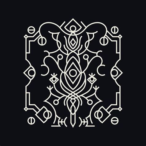 Premium Vector Geometry Forest Of Vision