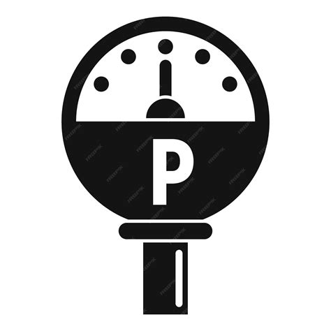 Premium Vector Parking Timer Icon Simple Illustration Of Parking Timer Vector Icon For Web