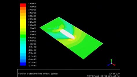 Ansys Fluent Mixture Fluid Mixture Air Water Youtube