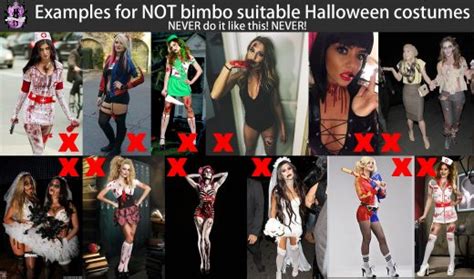 Bimbo Training How A Bimbo Should Dress The Halloween Slut Rule