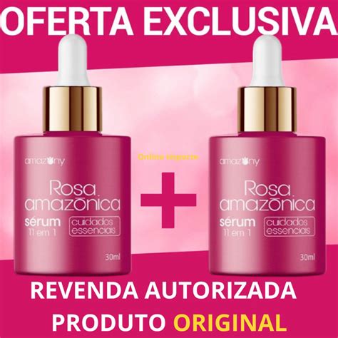 Rosa Amazonica Serum Original Garantia De Dias Shopee Brasil