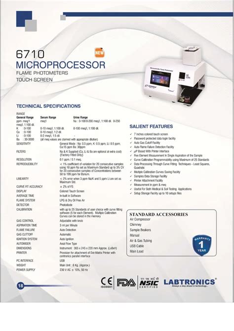 Microprocessor Flame Photometer At ₹ 94000piece Odhav Ahmedabad