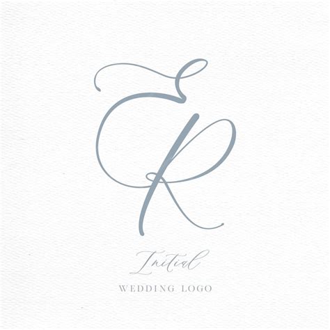 Premium Vector Er Initial Wedding Logo Monogram