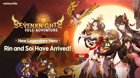 Seven Knights Idle Adventure la actualización de octubre de trae nuevos héroes trajes y