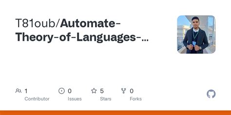 Github T81oub Automate Theory Of Languages And Compilation Techniques