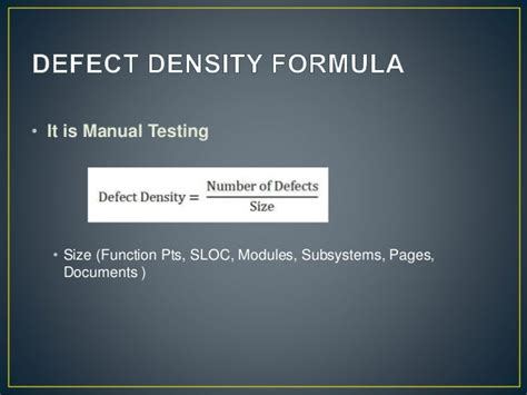 Defect Density Matrix Sqa