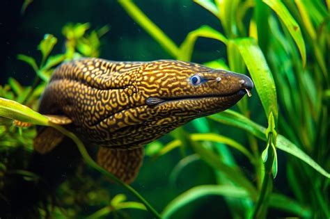 Premium Photo Majestic Eel Gliding Through River Current