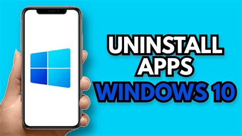 How To Delete/Uninstall Apps In Windows 10 - YouTube