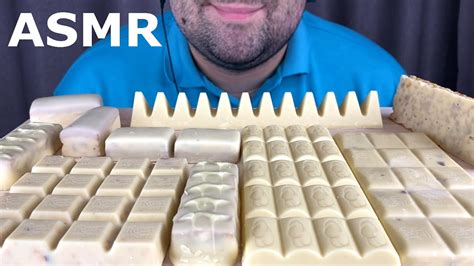 Asmr White Chocolate Party Eating Chocolate Candy Bars Mukbang 먹방