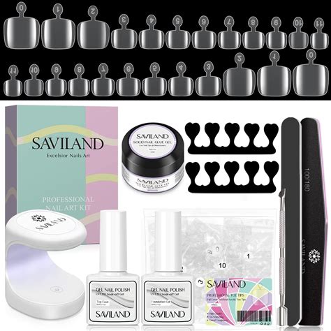 Saviland Gel X Nail Kit 30ml Solid Gel X Nail Glue With