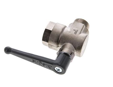 Male To Female Gg 12 Inch 2 Way Right Angle Brass Ball Valve