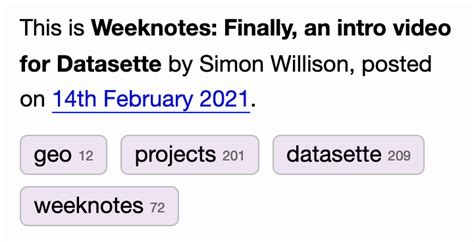 Cross Database Queries In Sqlite And Weeknotes