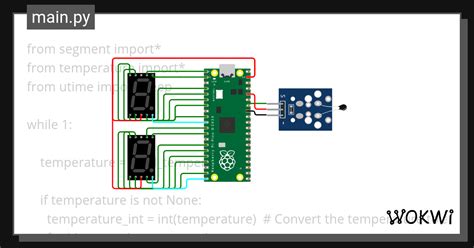 Practical Test 7segcathode Tempt Sensor Wokwi Esp32 Stm32