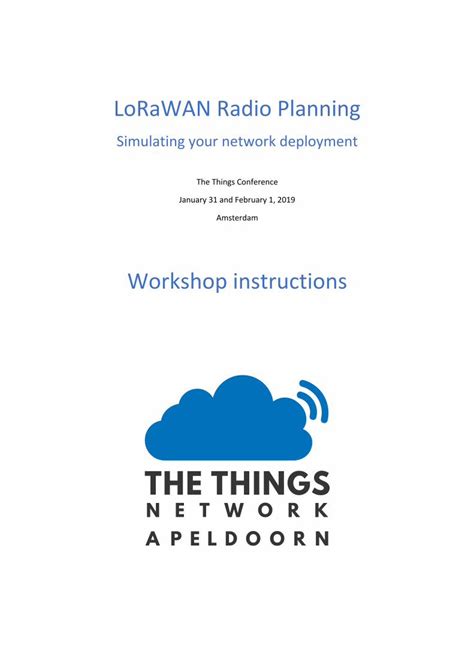 Pdf Lorawan Radio Planning Dokumentips