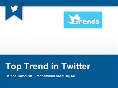 Twitter Trends Ppt