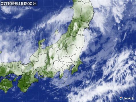 過去の気象衛星 東日本 2024年07月09日 日本気象協会 tenki jp