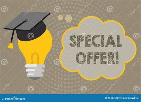 Handwriting Text Writing Special Offer Concept Meaning Discounted