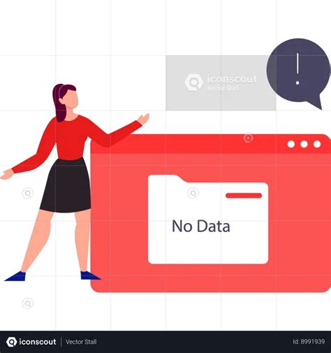 Employee Is Unable To Find Data Illustration Free Download Network And Communication