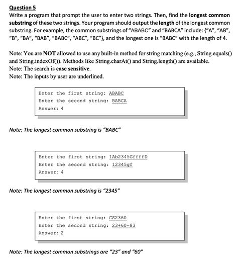 Solved Question 1 Write A Program That Asks The User To
