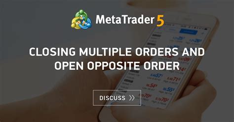Closing Multiple Orders And Open Opposite Order Currency Traders