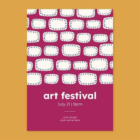 Aw 색상 포스터 디자인 템플릿 무료 벡터