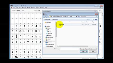 Adding Opentype Features In Fontographer 5 Youtube
