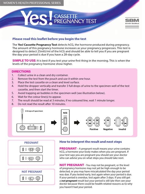Pregnancy Info Sheet Sbm Pdf Pdf Human Chorionic Gonadotropin