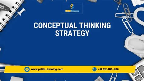 Training Conceptual Thinking Strategy Pelita Dewantara Educare