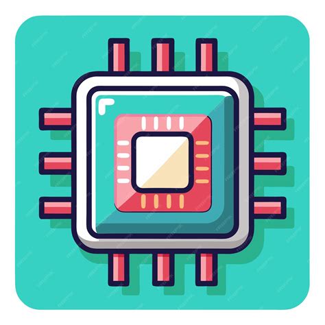 Processor Icon Clipart Vector Art And Illustration Premium Ai Generated Vector
