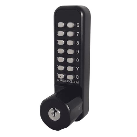 BL ECP MG Pro Marine Grade Tubular Latch ECP Keypad With Key Override Inside Paddle