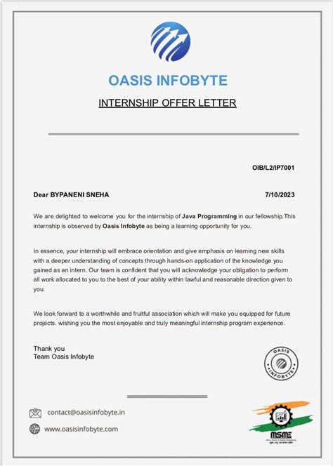 Sneha Bypaneni On Linkedin Connections Internship Javaprogramming