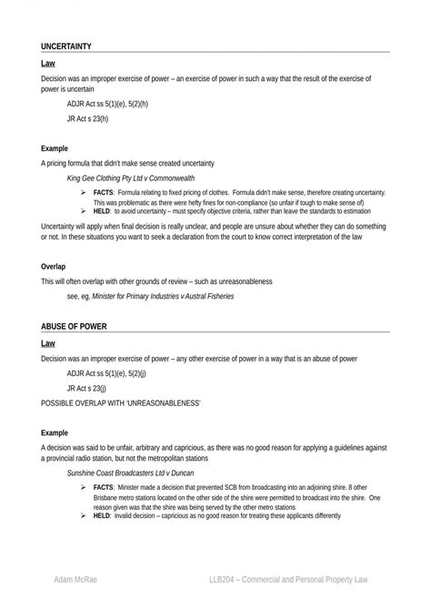 admin law notes administrative law laws3300 mq thinkswap