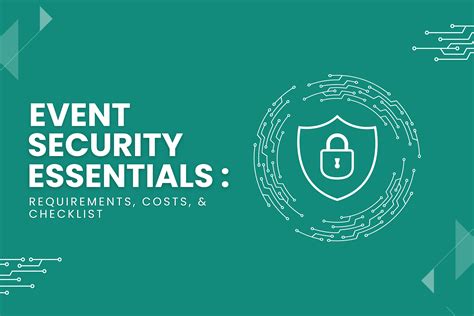 Event Security Essentials Requirements Costs And Checklist