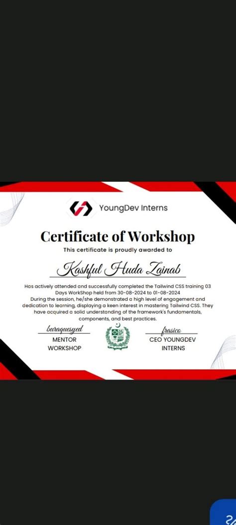 Attended Tailwind Css Event By Youngdev Kashful Huda Zainab Posted On The Topic Linkedin