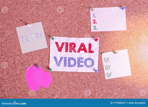 Handwriting Text Writing Viral Video Concept Meaning The Video That