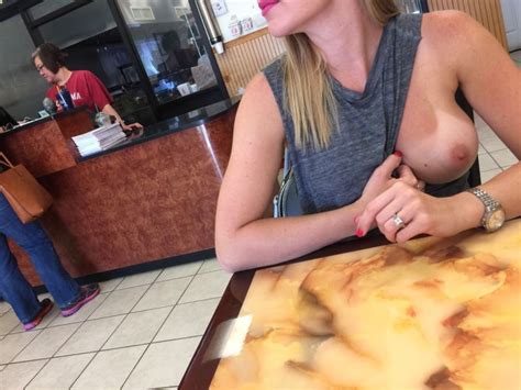 Slut Wife Flashing In Public Cumception