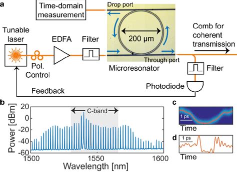 Frequency Comb Operation A Setup For Generating And Measuring The Download Scientific