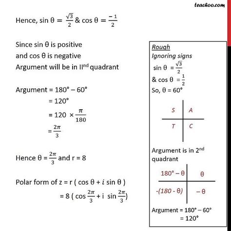 Question Convert I Root Into Polar Form Examples