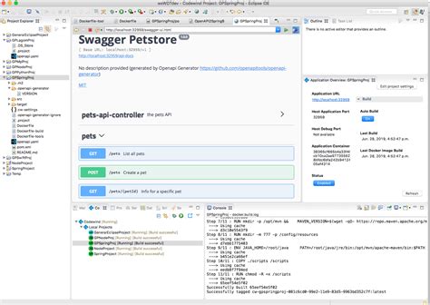OpenAPI Provide Better User Experience With Codewind Post Codegen Issue 79 Eclipse