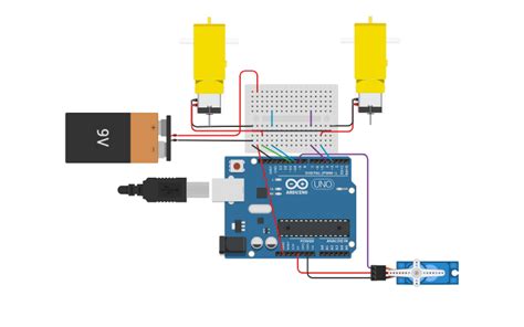 Circuit Design L11 12 5 Motor Controller Servo Tinkercad