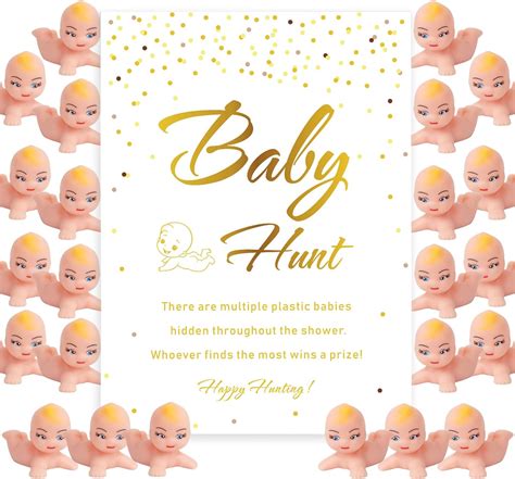 Pieces Baby Shower Games Include Baby Hunt Sign Philippines Ubuy