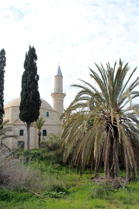 Hala Sultan Tekke Mosque Near Larnaca Cyprus Editorial Photography