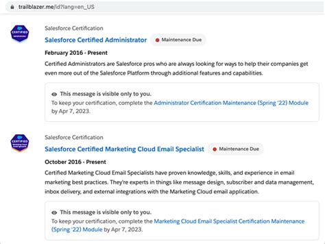 Salesforce Certification Verification Process Status Guide