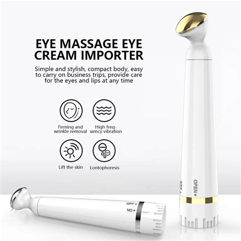 Electric Eye Massager Roller Mini Eye Vibrator Ionic Anti Ageing